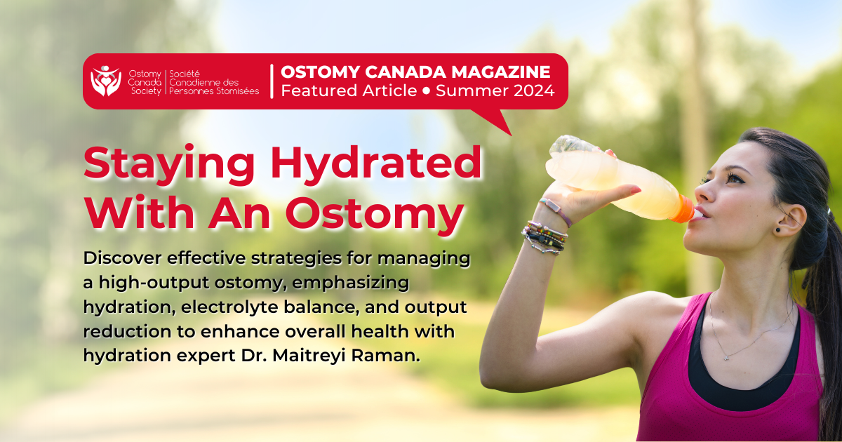 Staying Hydrated With An Ostomy - Ostomy Canada Society